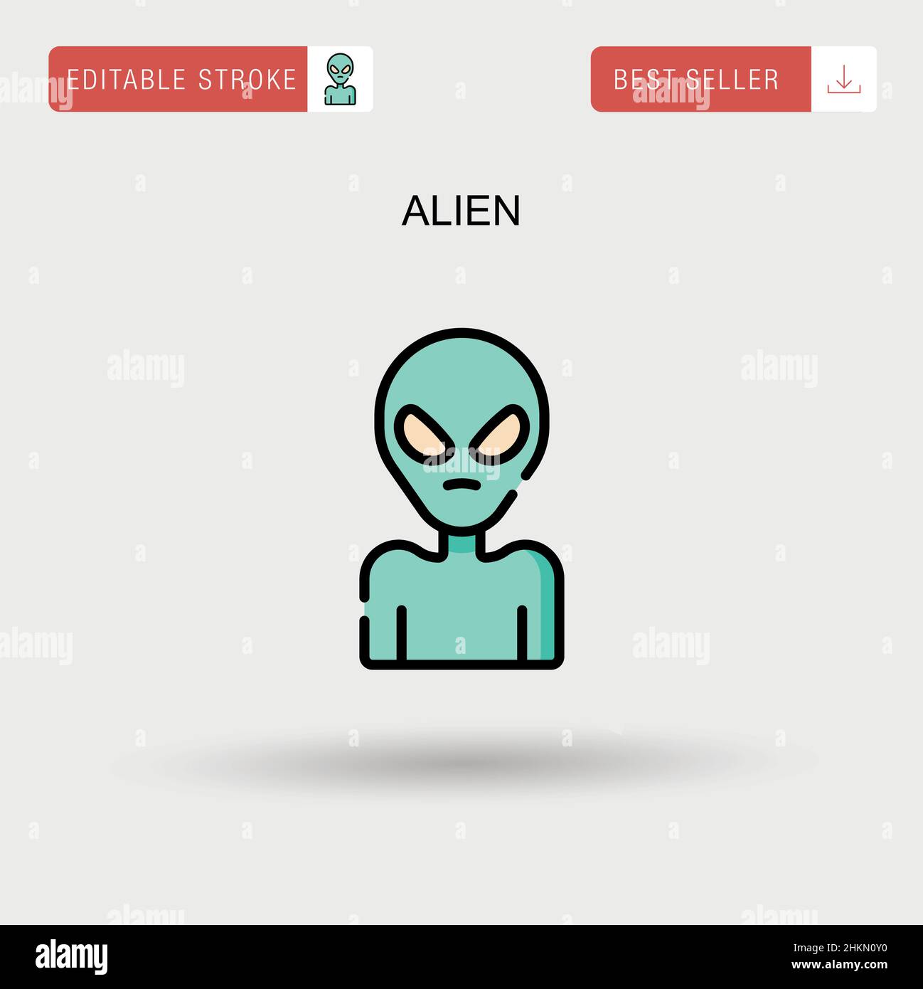 Cartoon illustration spaceman astronaut alien hi-res stock photography ...