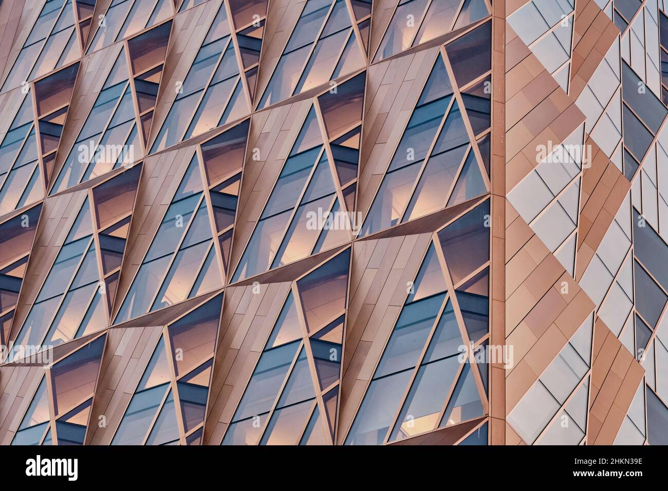 Part of facade of headquarters of Russian Copper Company. Norman ...
