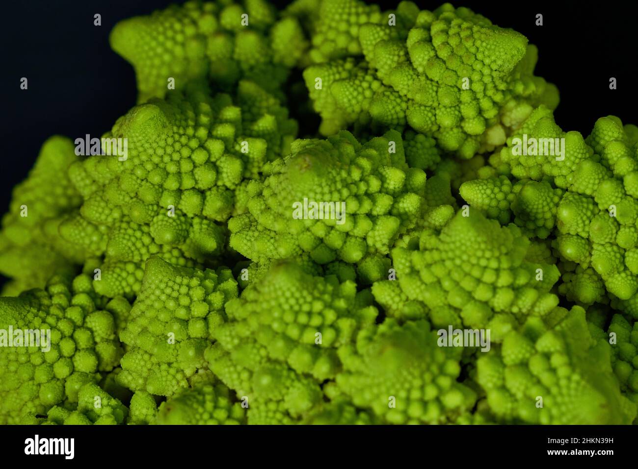 Romanesco also known as Roman cauliflower, Broccolo Romanesco ...