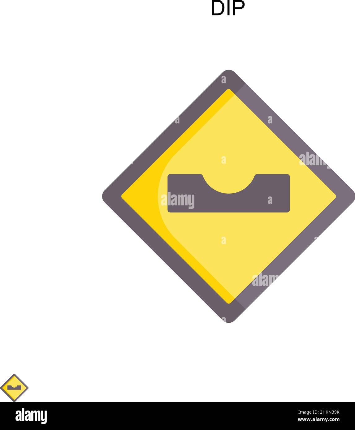 White chips dip symbol icon hi-res stock photography and images - Alamy