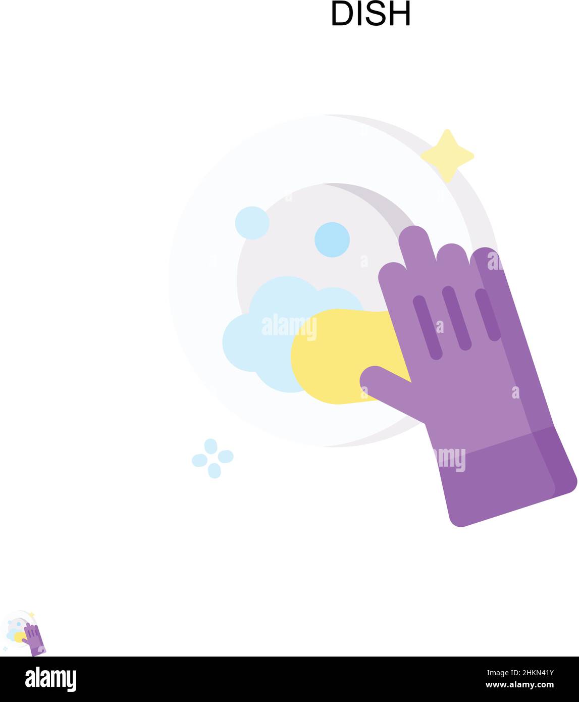 Icon dish Stock Vector Images - Alamy