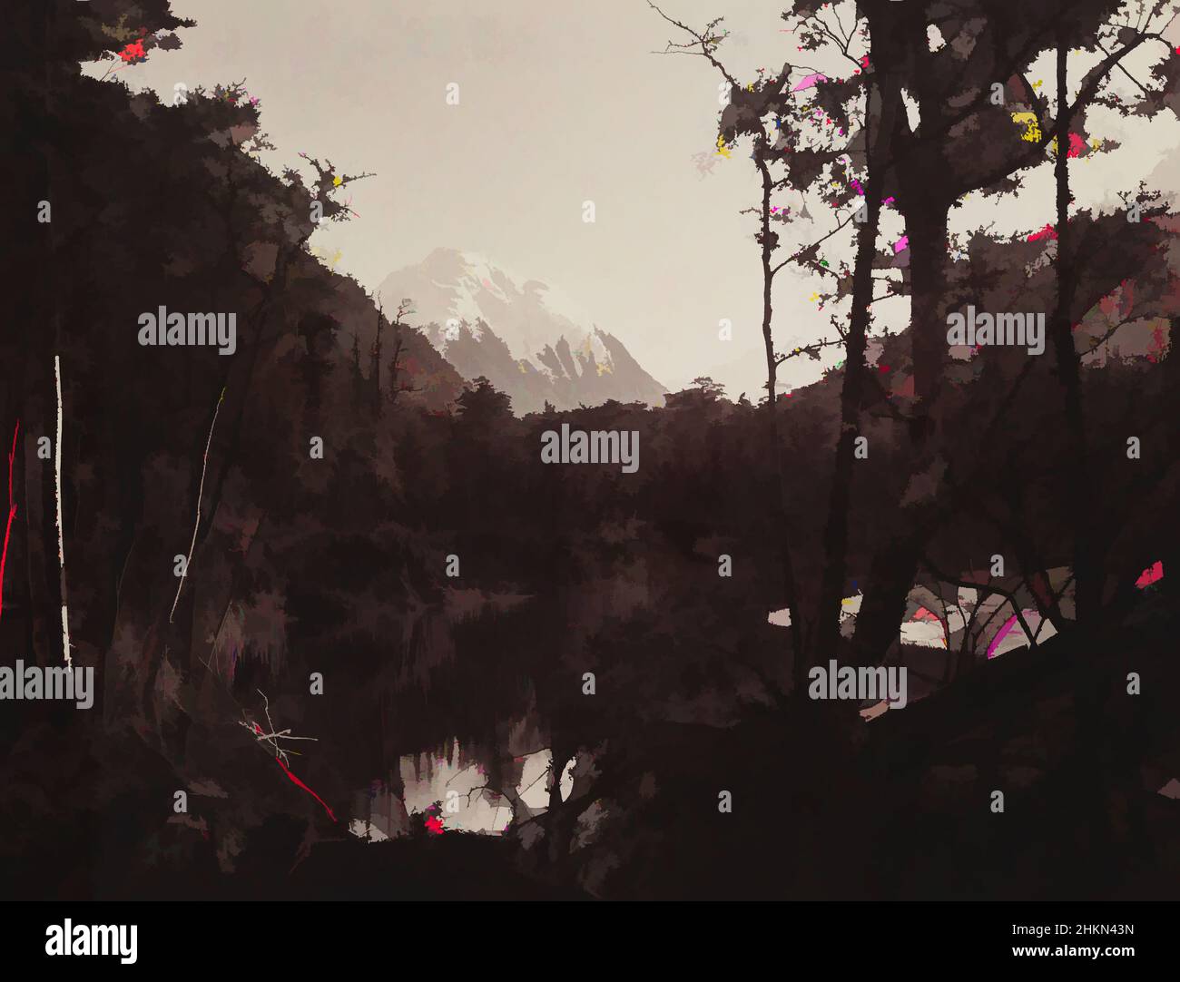 Art inspired by Mount Mackenzie - Clinton River - Te Anau track to ...