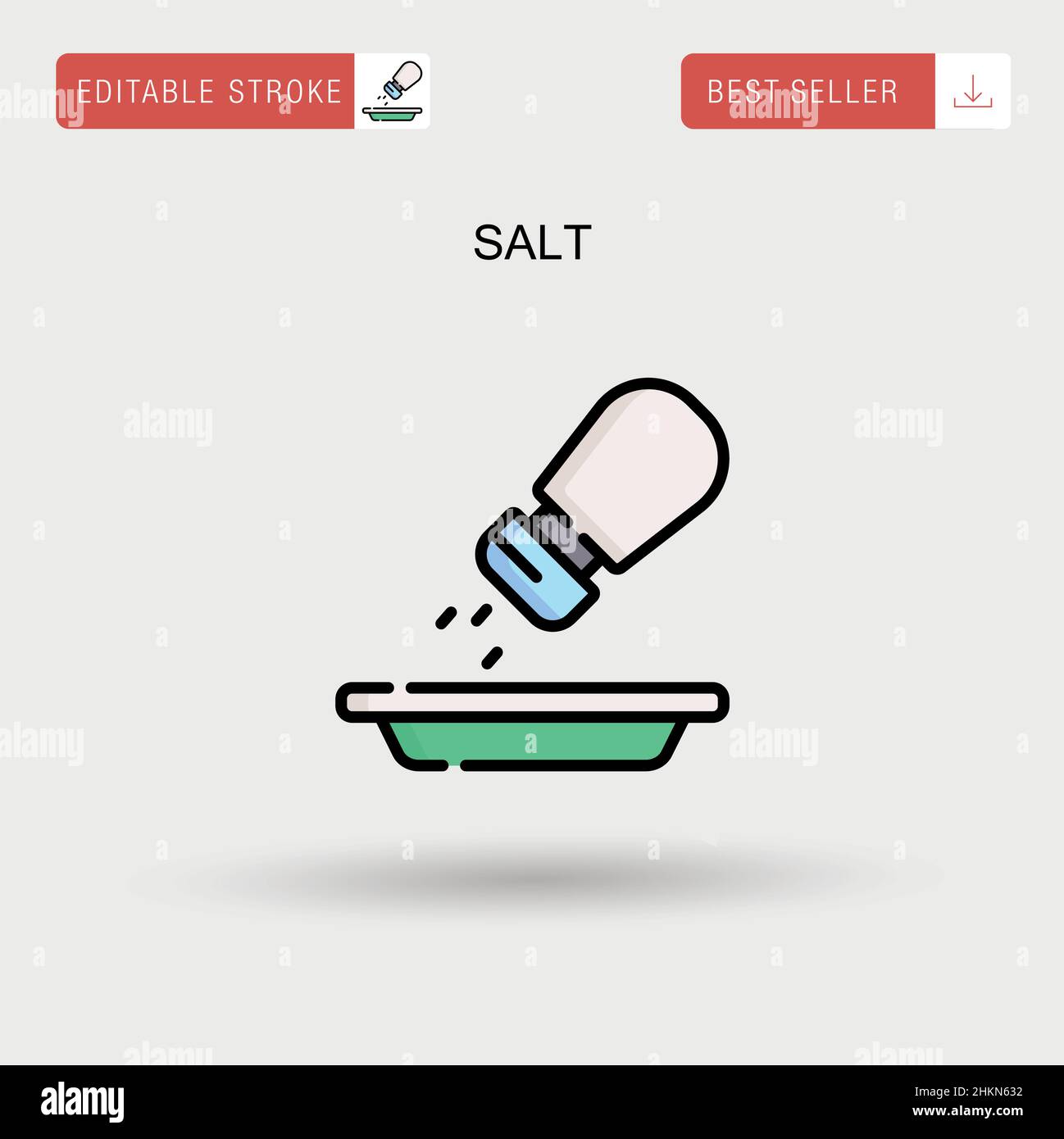 Salt grain Stock Vector Images - Alamy