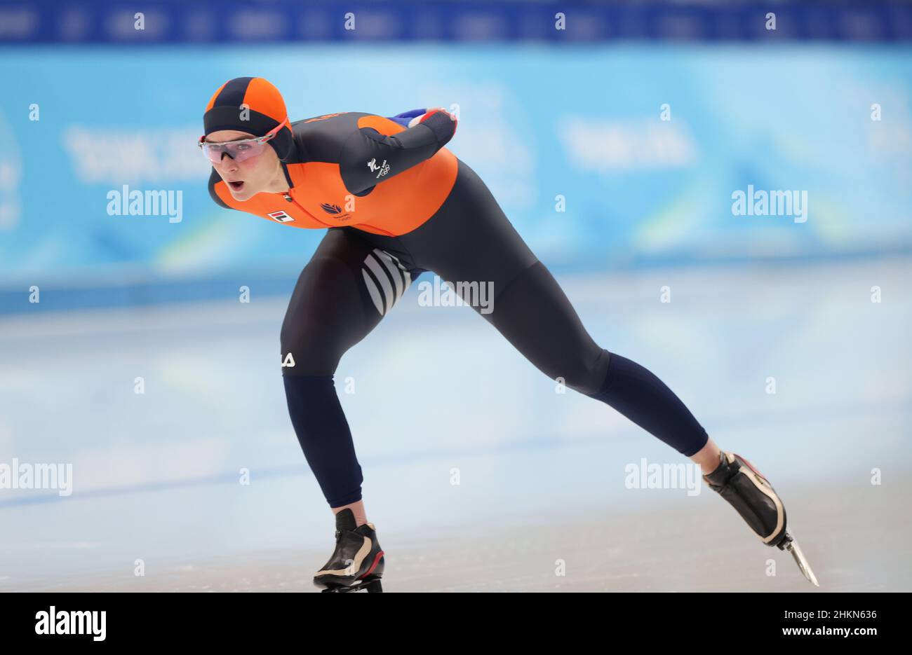 Beijing, China. 5th Feb, 2022. Irene Schouten of Netherlands competes ...