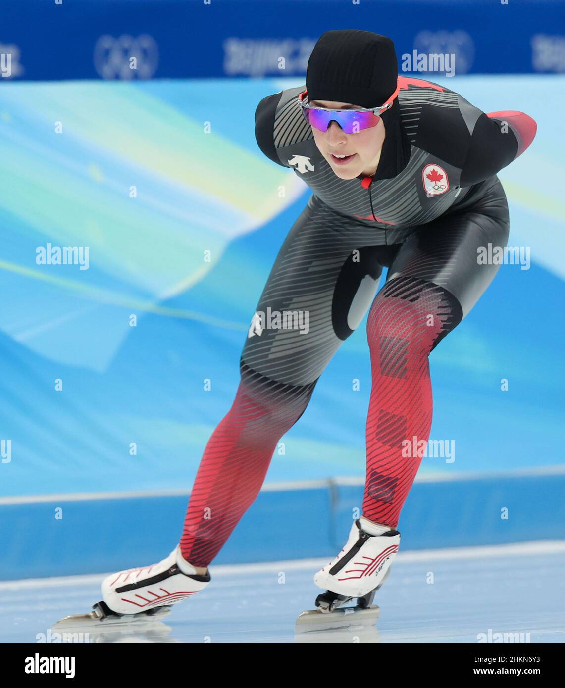 Beijing, China. 5th Feb, 2022. Valerie Maltais of Canada competes ...