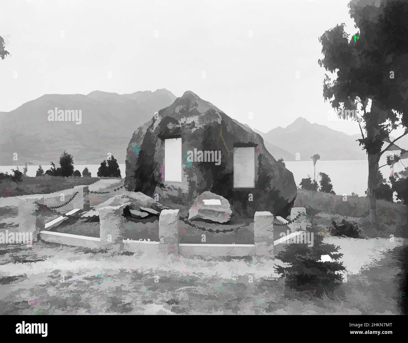 Art inspired by Captain Scott Memorial, Queenstown, Muir & Moodie ...