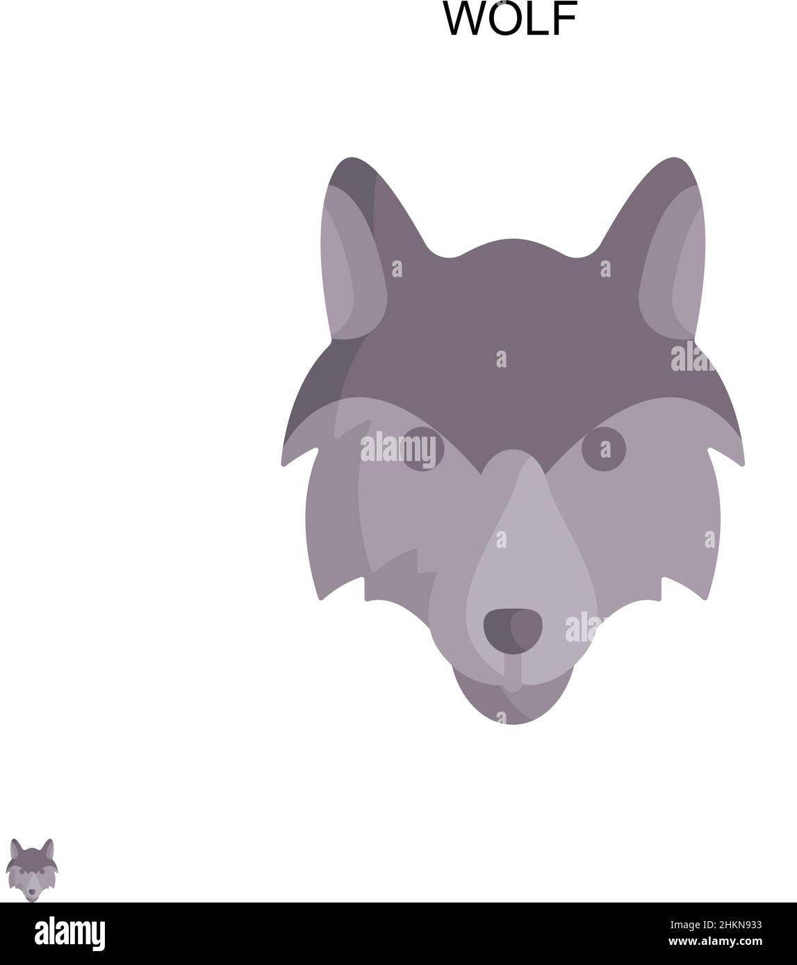 Black timber wolf snow Stock Vector Images - Alamy