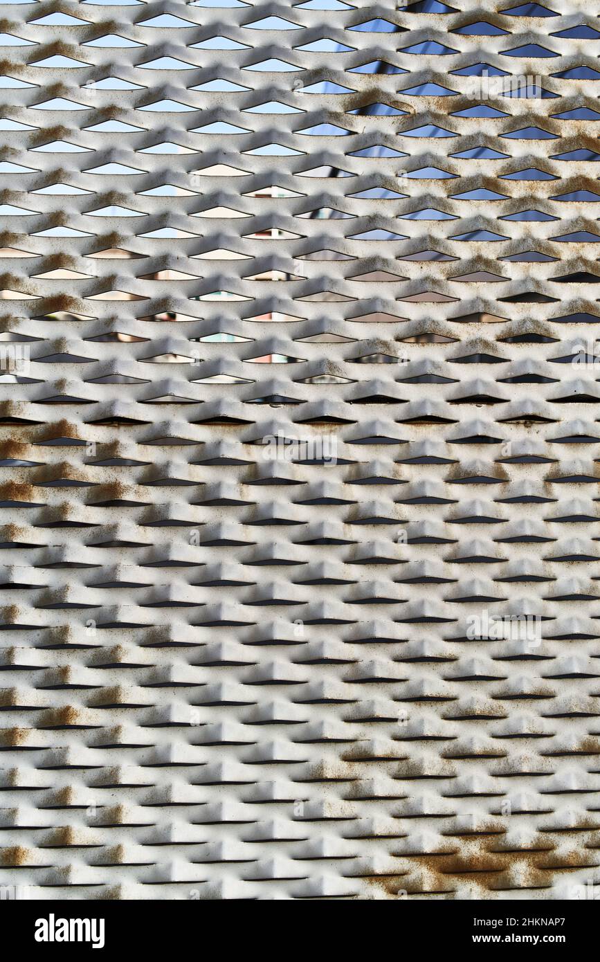 Metal texture grid background, outdoor Stock Photo - Alamy
