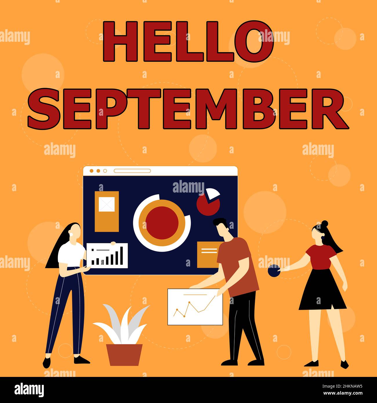 Sign displaying Hello September. Word for Eagerly wanting a warm ...