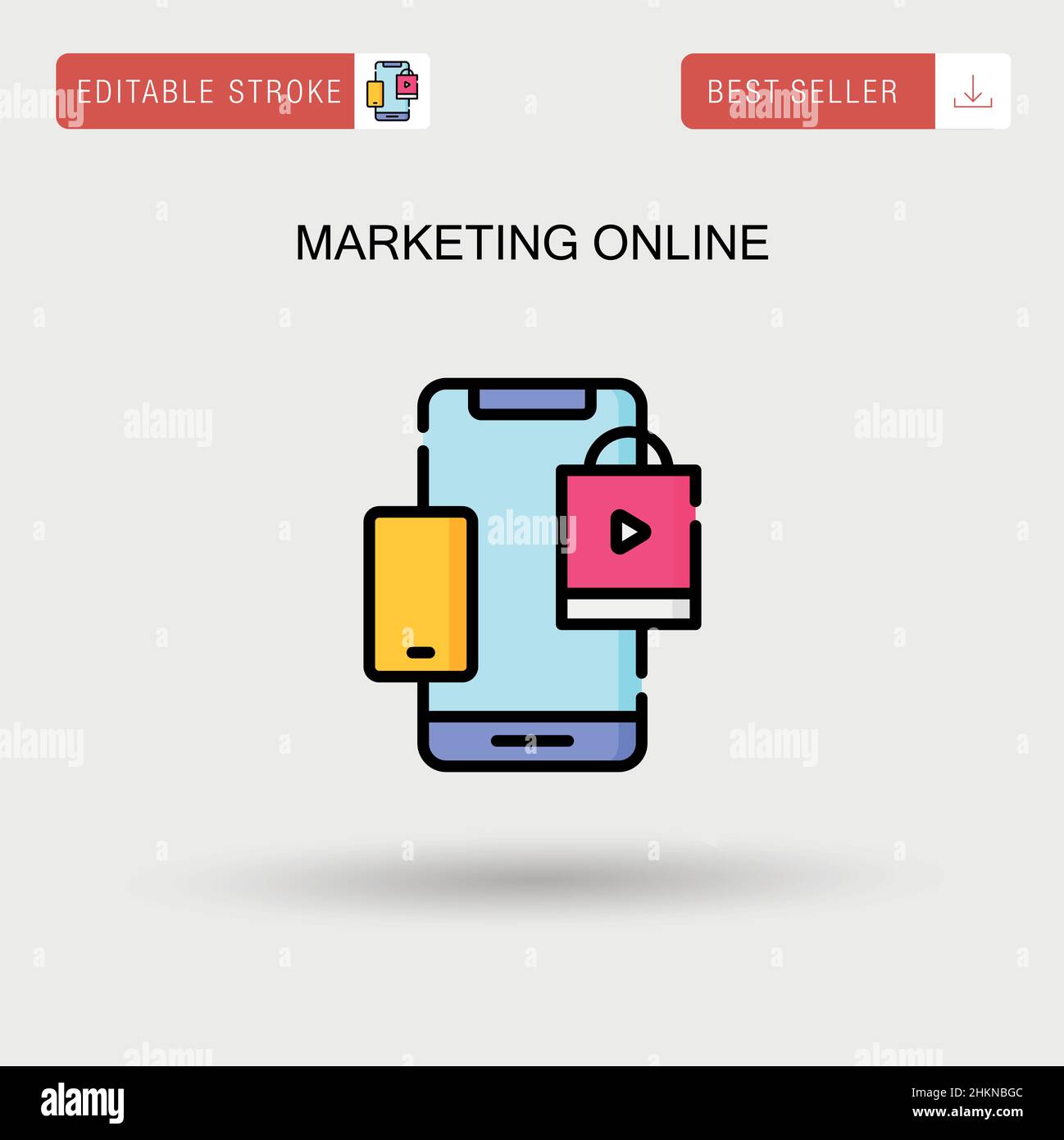 Online marketing internet web Stock Vector Images - Alamy