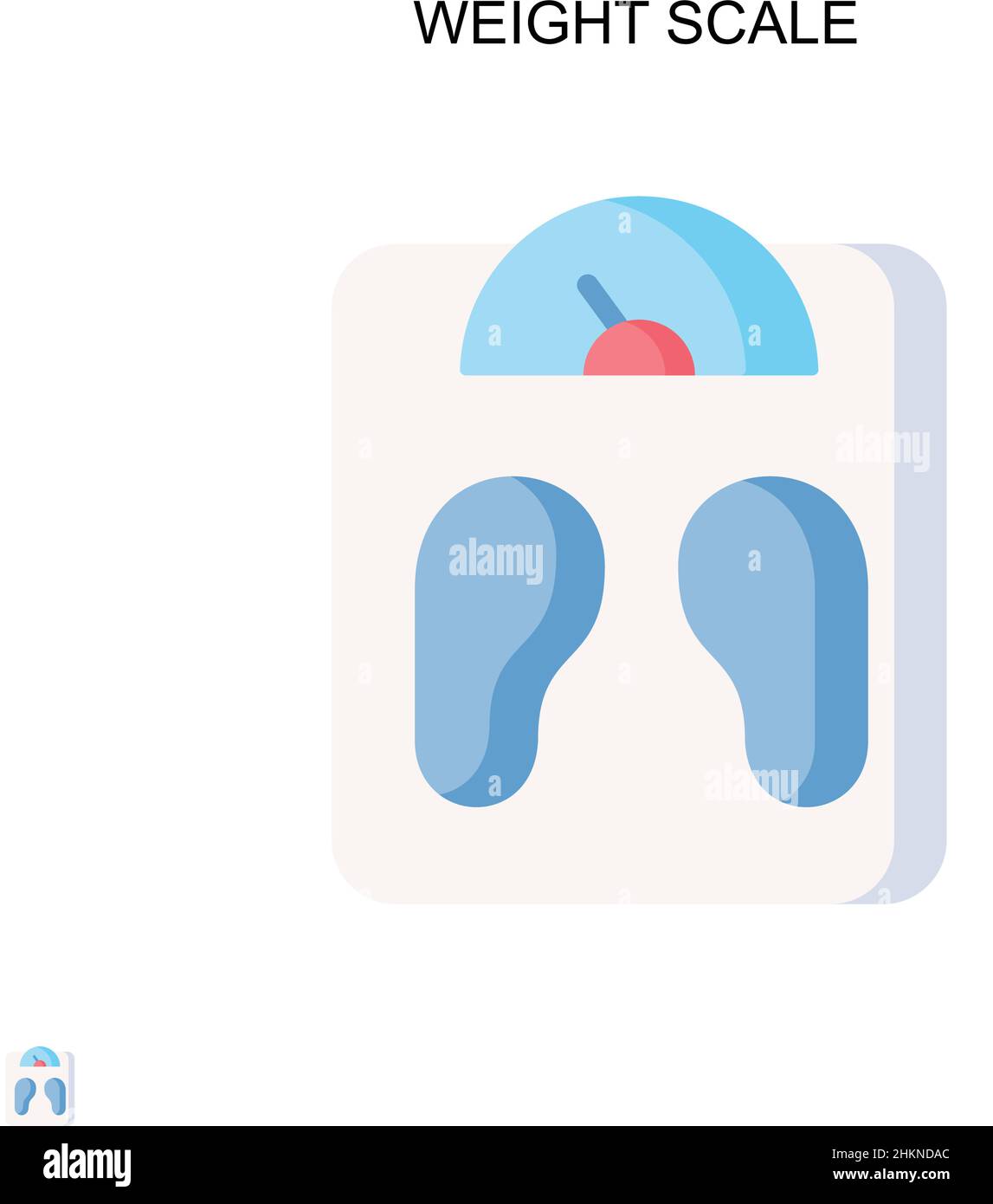 Weight Scale Simple Vector Icon Illustration Symbol Design Template For Web Mobile Ui Element