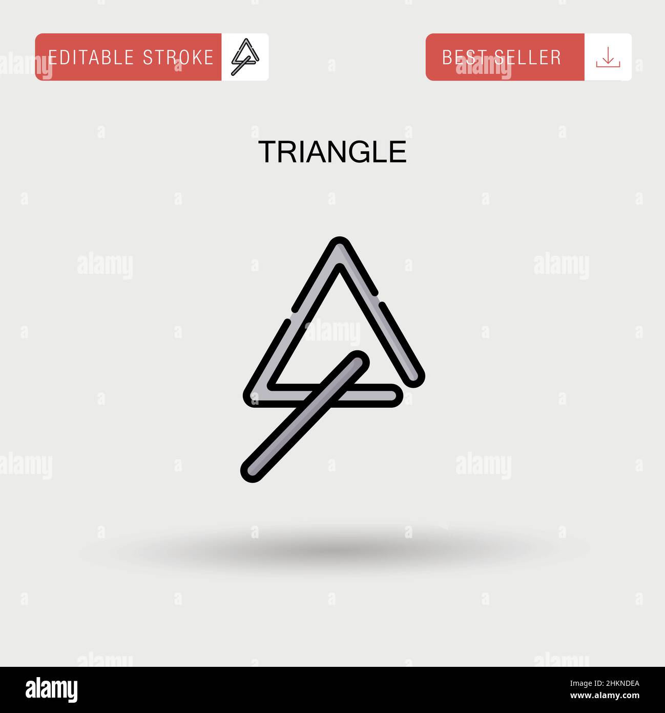 Triangle shape icon symbol Stock Vector Images - Alamy