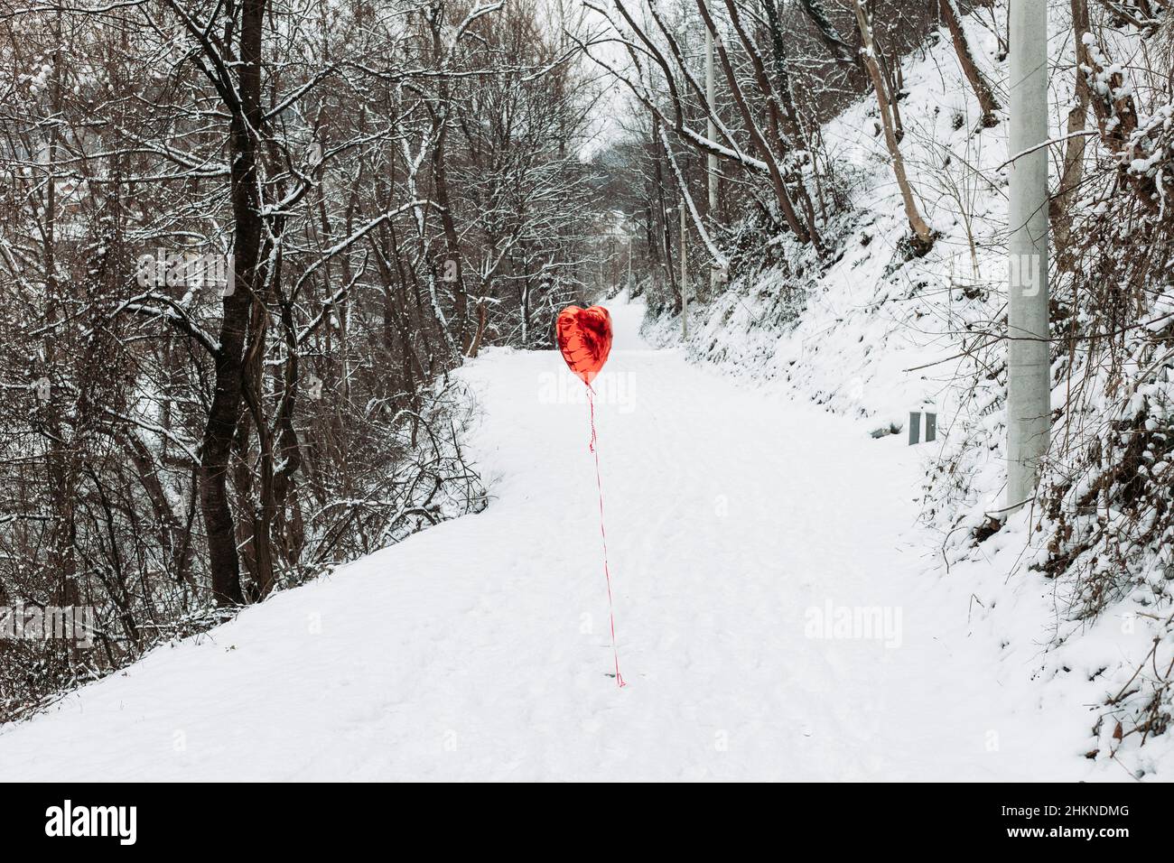 Foil heart balloon hi-res stock photography and images - Alamy