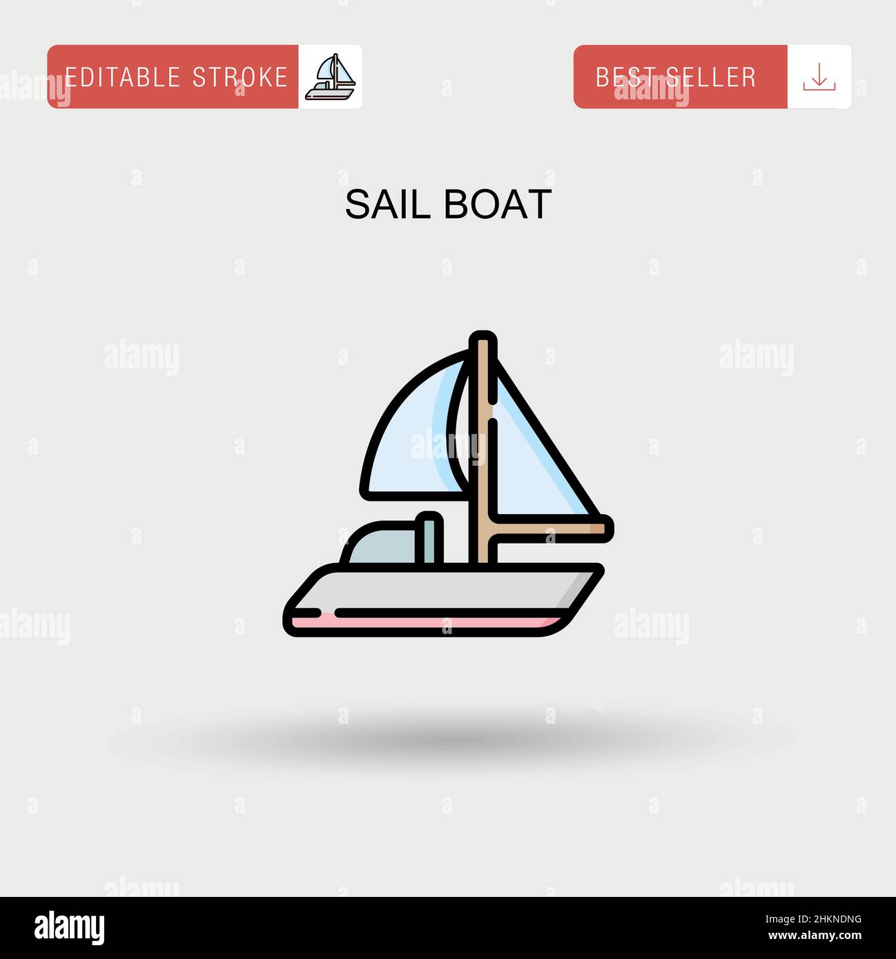 Sail boat Simple vector icon Stock Vector Image & Art - Alamy Sail boat Simple vector icon Stock Vector Image & Art - Alamy