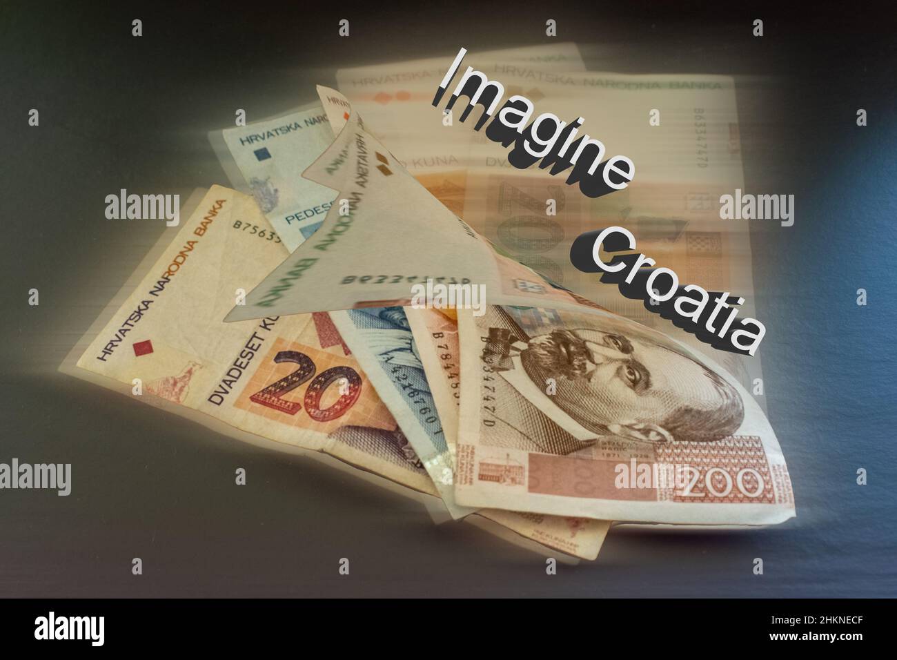 Banknotes of croatia hi-res stock photography and images - Alamy