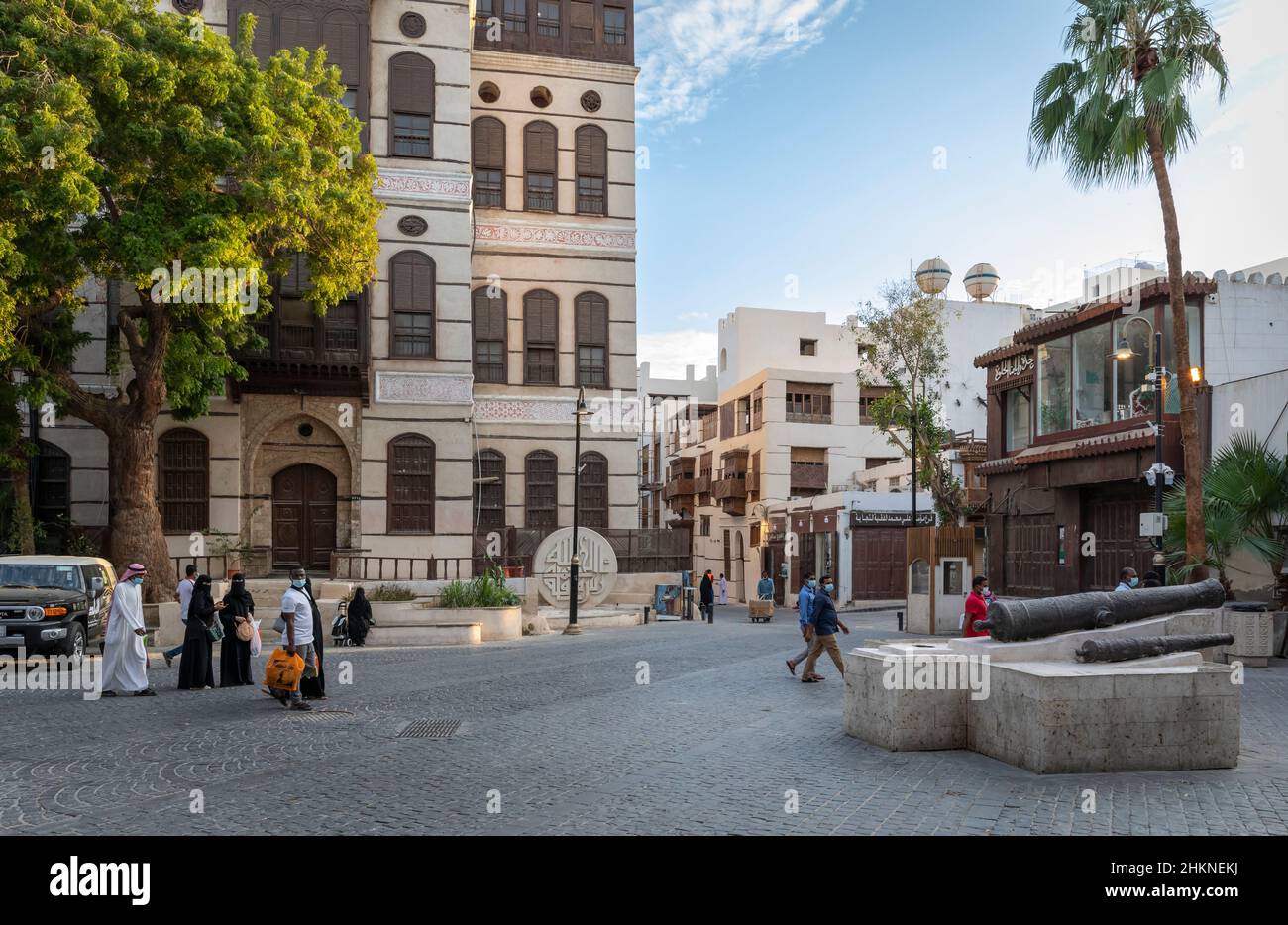 Jeddah, Saudi Arabia, 6th January 2022: Naseef House, restored as ...