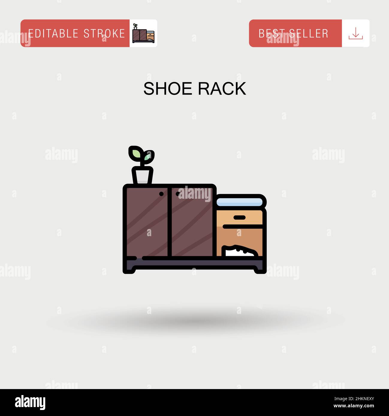 Shoes shelves Stock Vector Images - Alamy