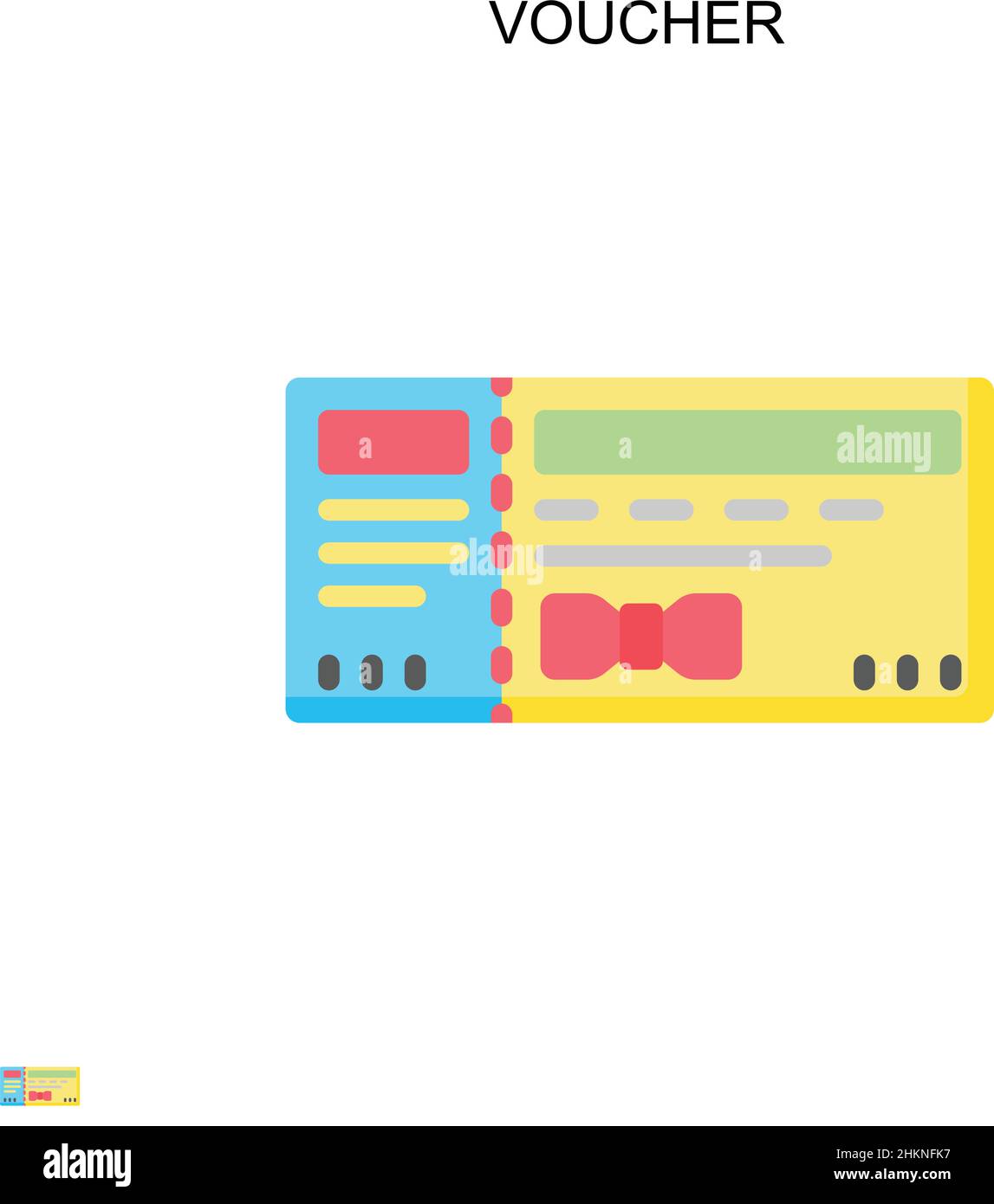 Voucher icon hi-res stock photography and images - Alamy