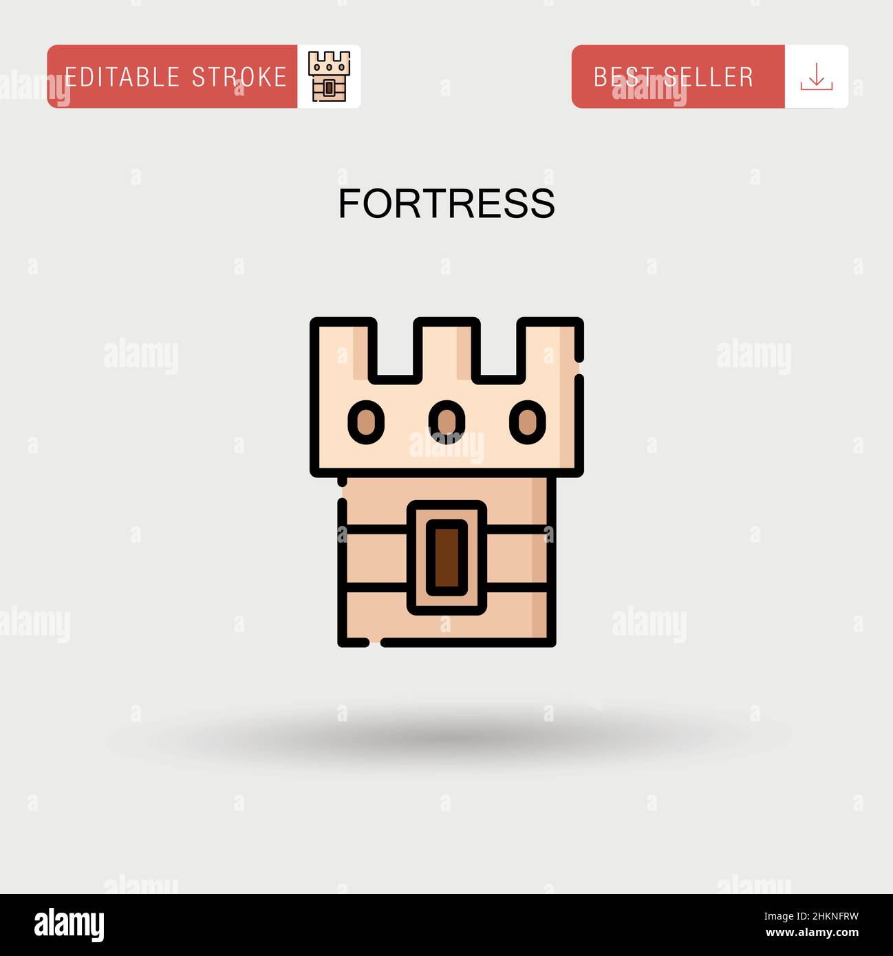 Panoramic landscape old town Stock Vector Images - Alamy