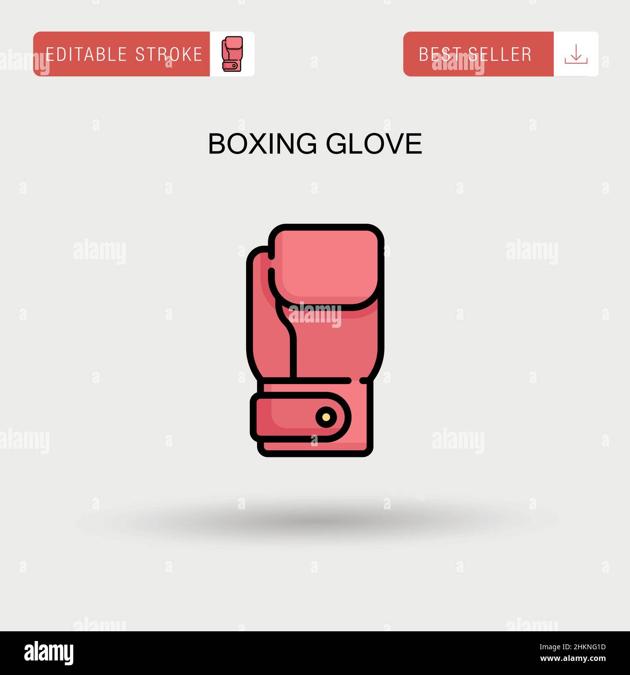 Glove boxing protection sport Stock Vector Images - Alamy