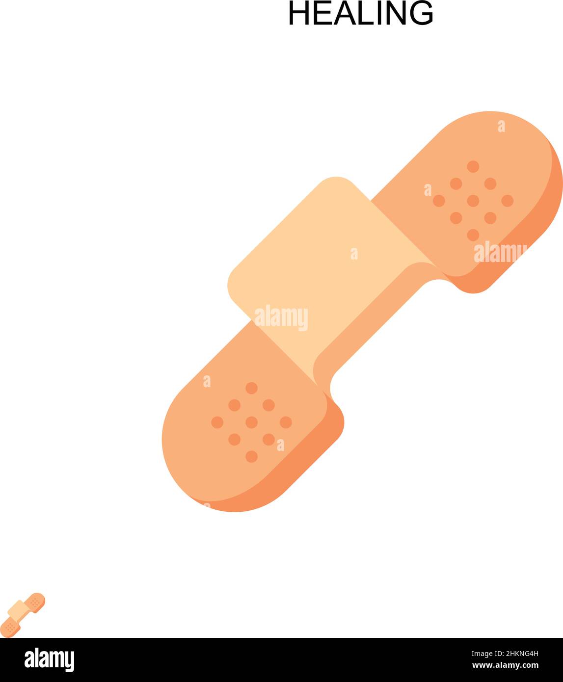 Healing Simple vector icon. Illustration symbol design template for web ...