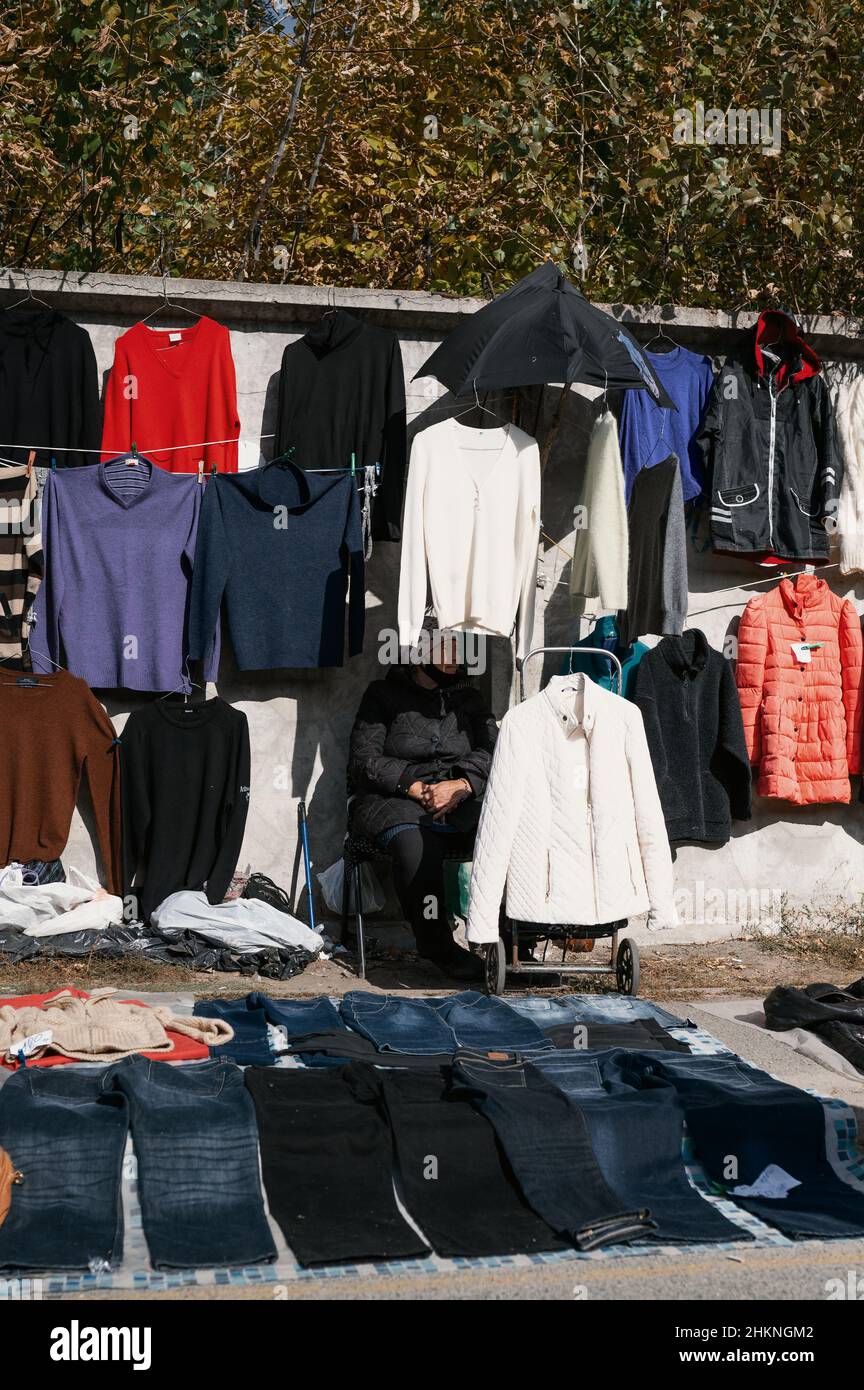 You can find almost anything at the Petrivka (Pochaina) market in Kyiv ...