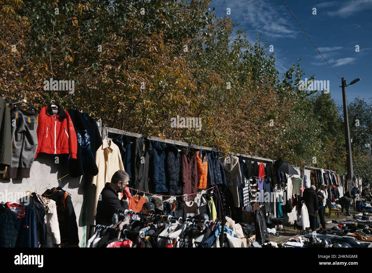You can find almost anything at the Petrivka (Pochaina) market in Kyiv ...