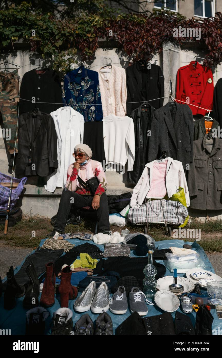 You can find almost anything at the Petrivka (Pochaina) market in Kyiv ...