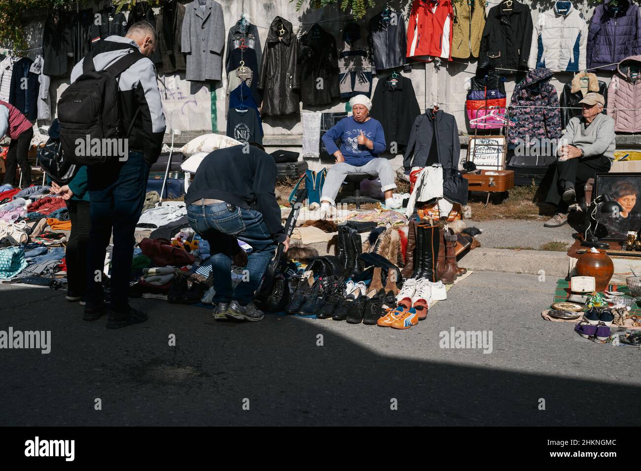 You can find almost anything at the Petrivka (Pochaina) market in Kyiv ...