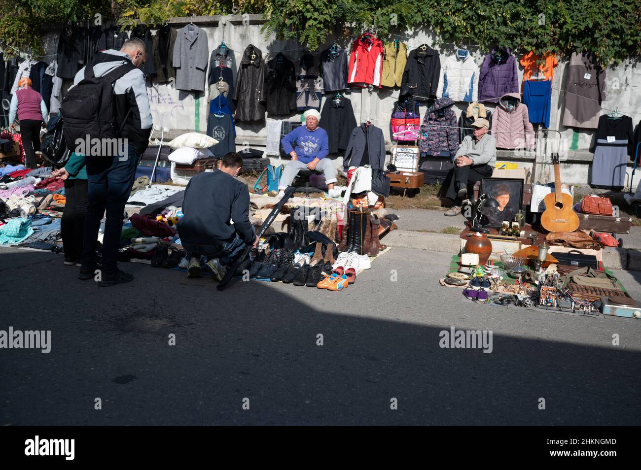 You can find almost anything at the Petrivka (Pochaina) market in Kyiv ...