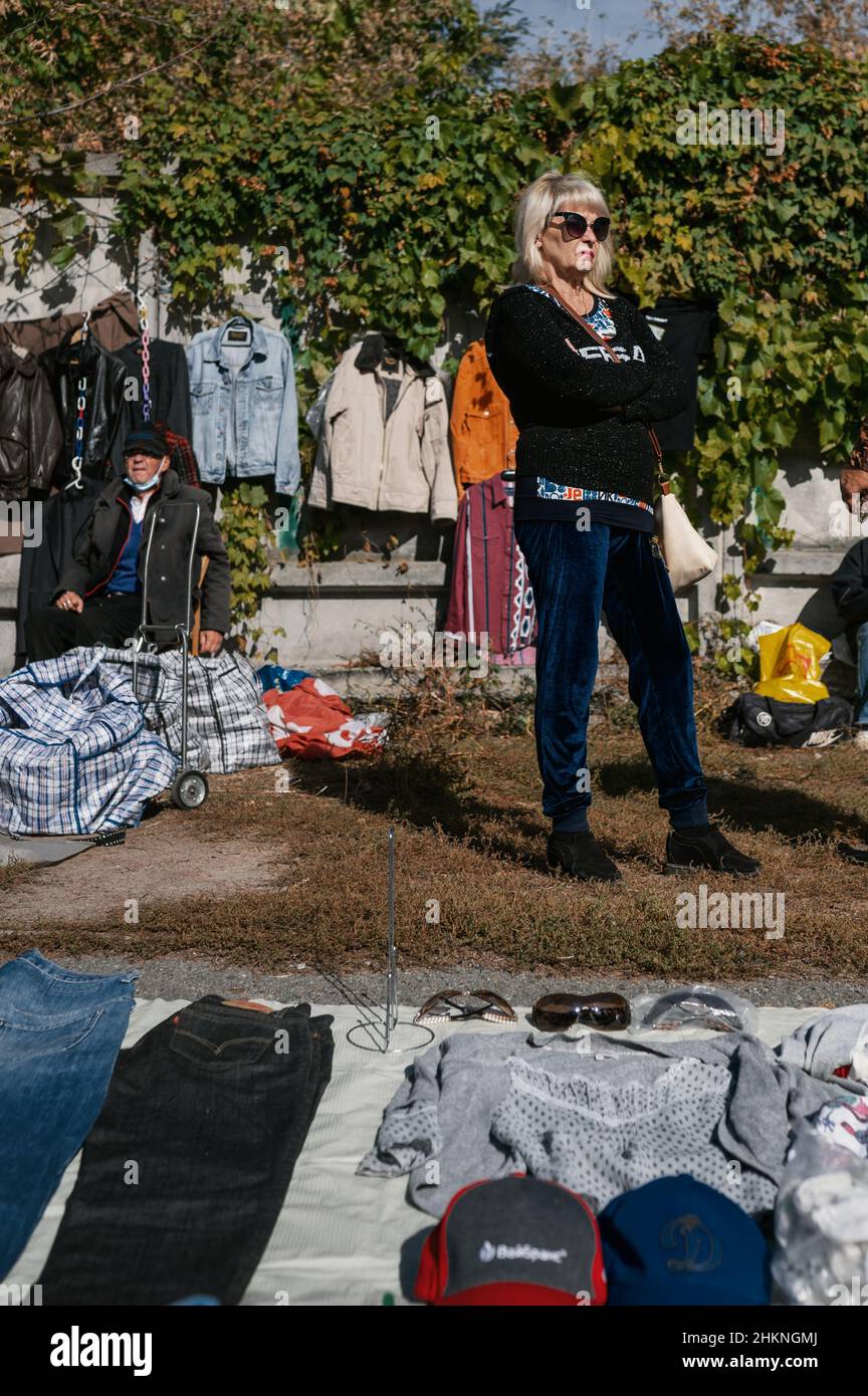 You can find almost anything at the Petrivka (Pochaina) market in Kyiv ...