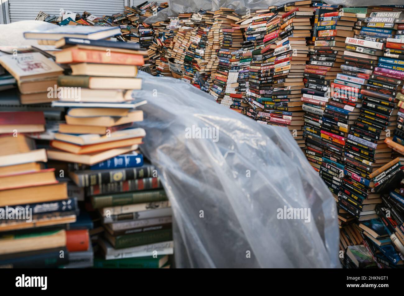 You can find almost anything at the Petrivka (Pochaina) market in Kyiv ...