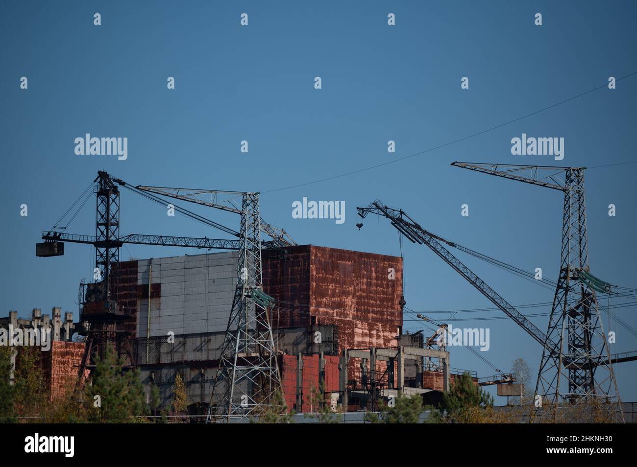 The 5th reactor at the Chernobyl Nuclear Power Plant was never finished ...