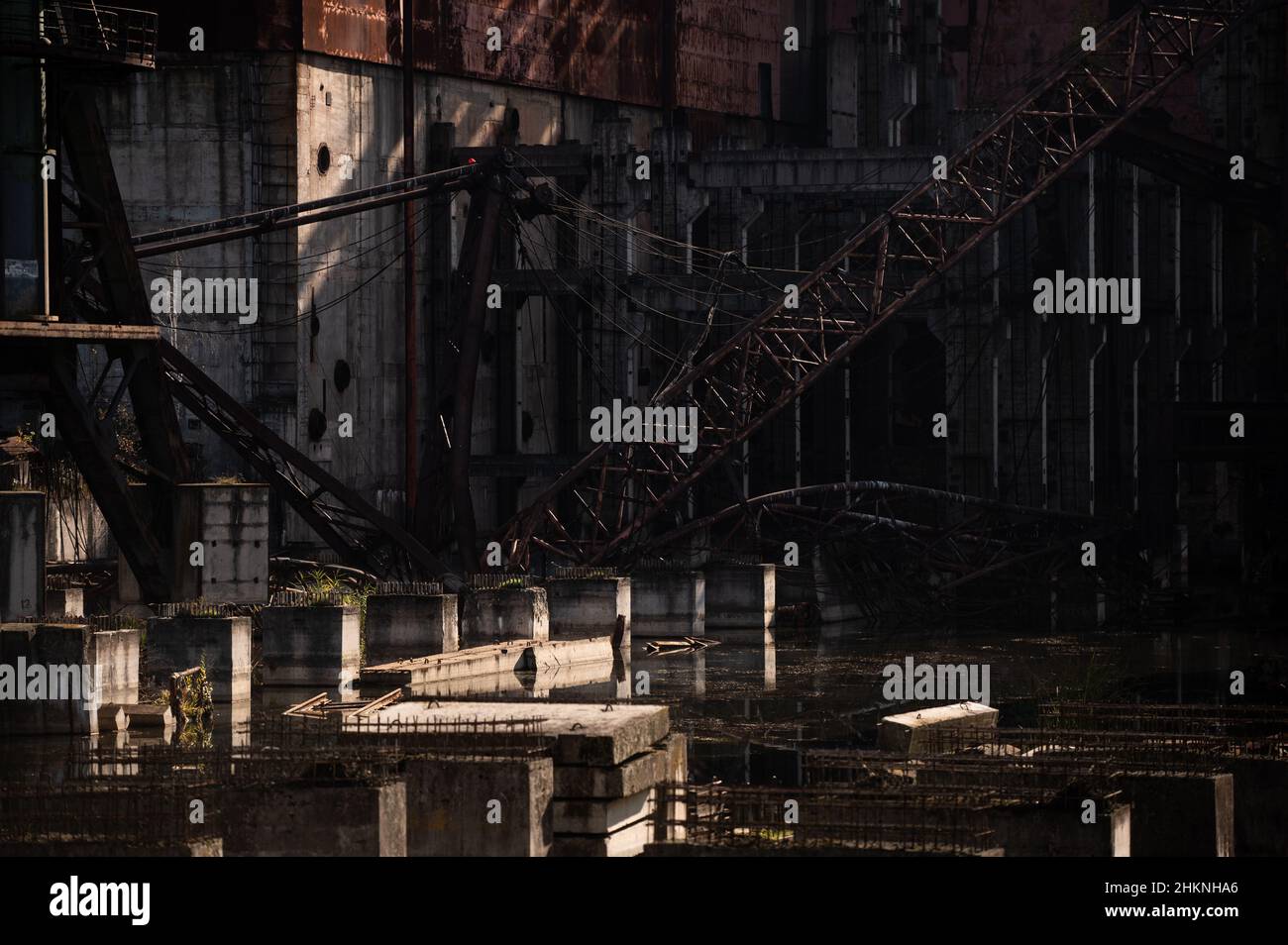 The 5th reactor at the Chernobyl Nuclear Power Plant was never finished ...