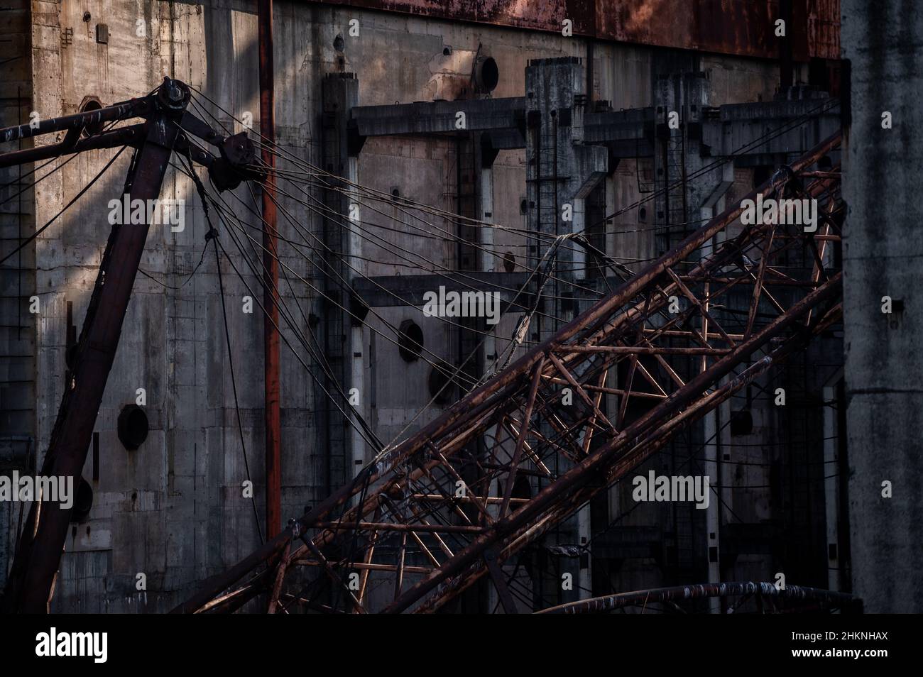 The 5th reactor at the Chernobyl Nuclear Power Plant was never finished ...