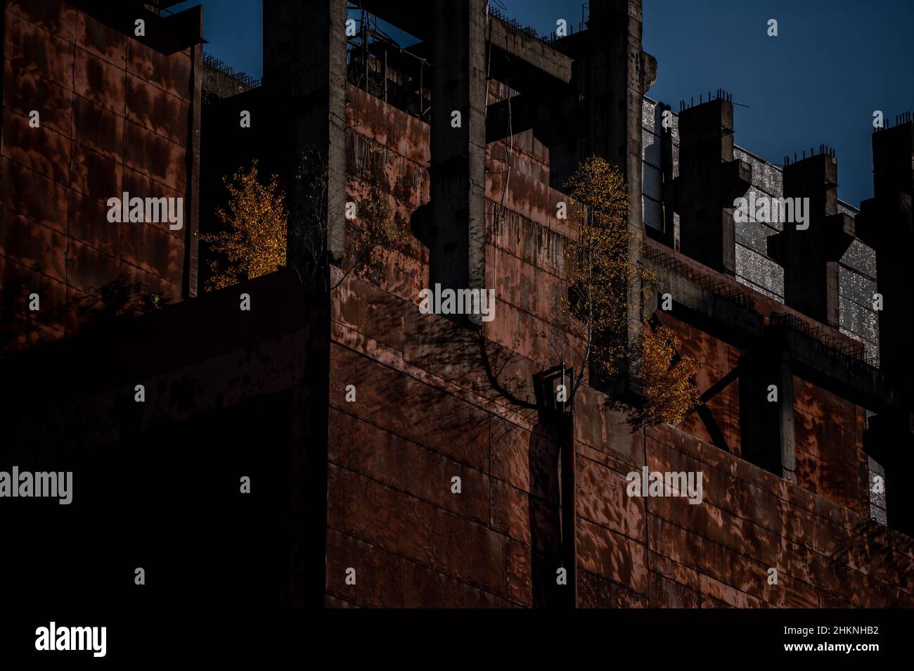 The 5th reactor at the Chernobyl Nuclear Power Plant was never finished ...