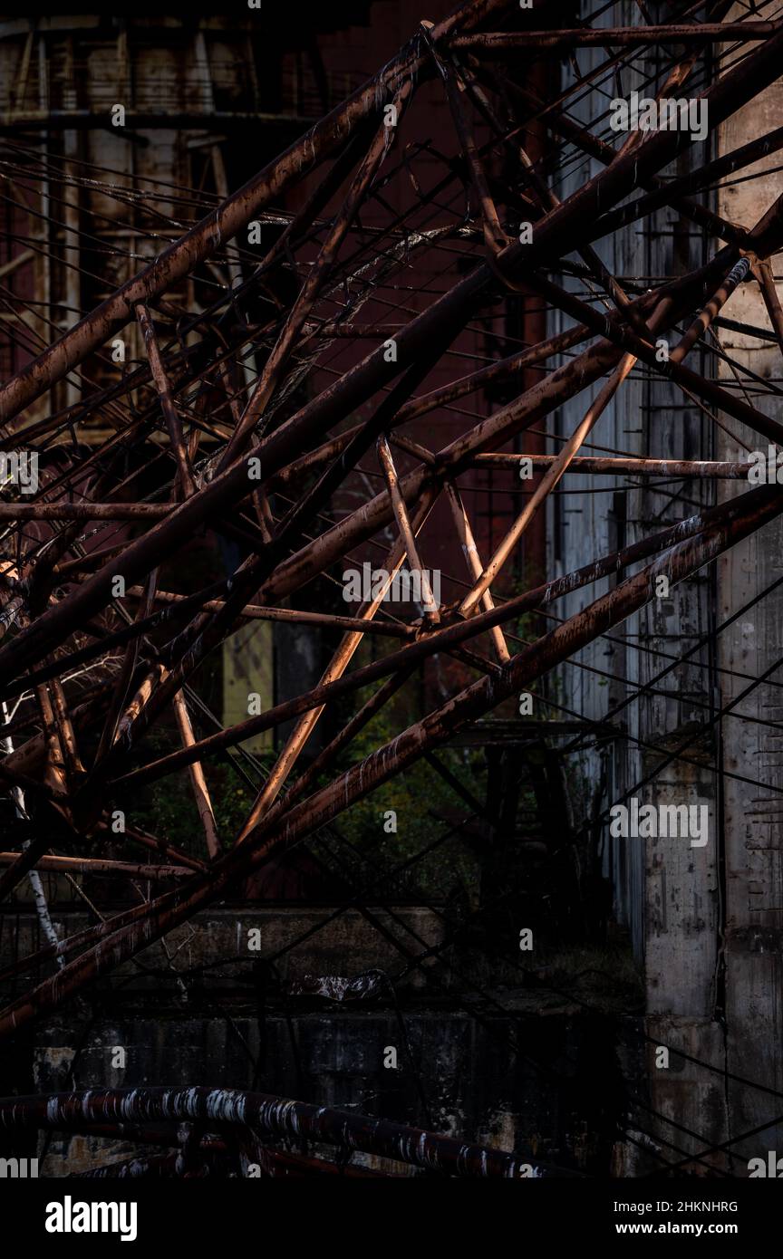 The 5th reactor at the Chernobyl Nuclear Power Plant was never finished ...