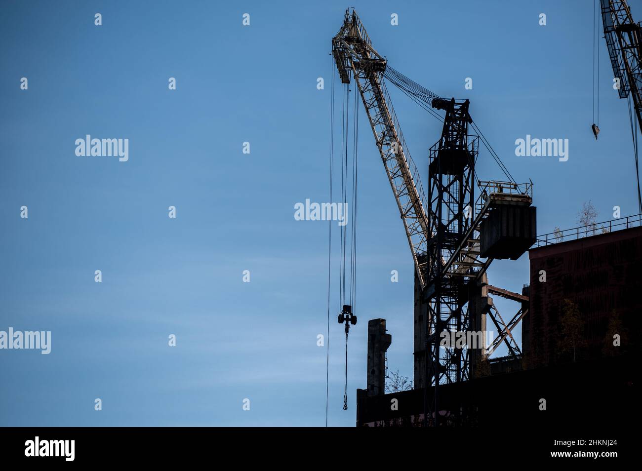 The 5th reactor at the Chernobyl Nuclear Power Plant was never finished ...