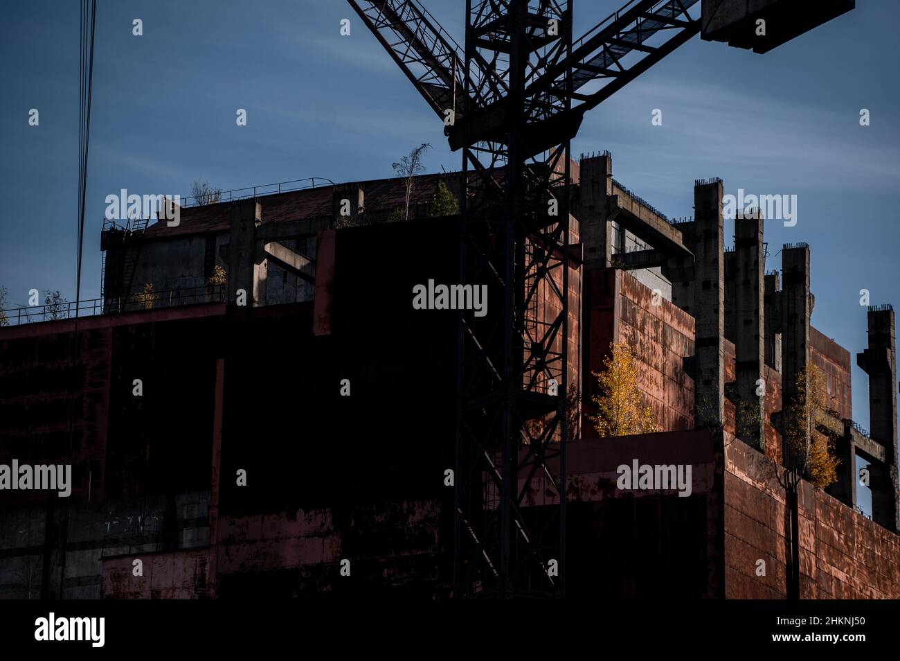 The 5th reactor at the Chernobyl Nuclear Power Plant was never finished ...