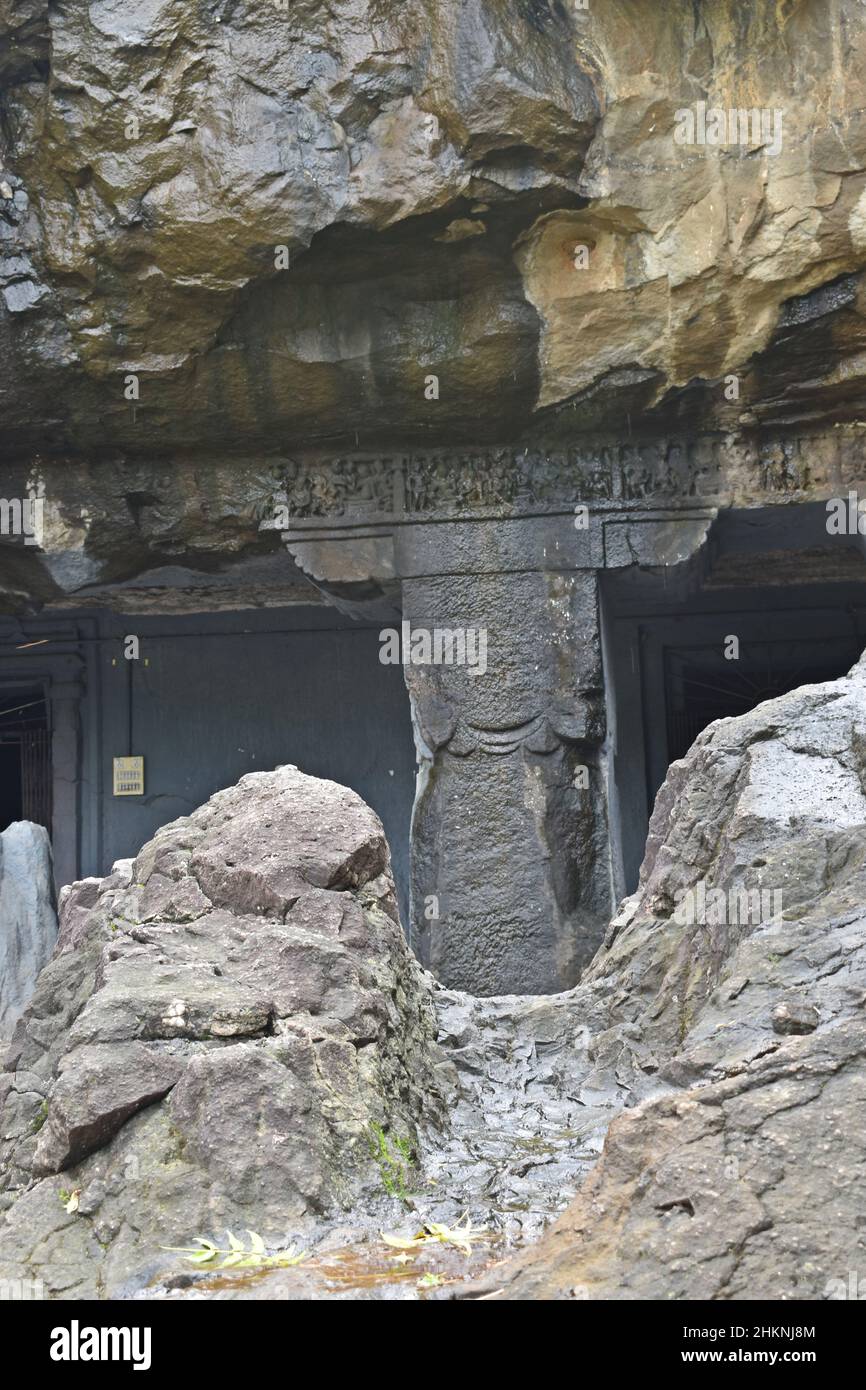 lonad caves - bhiwandi caves maharashtra Stock Photo - Alamy