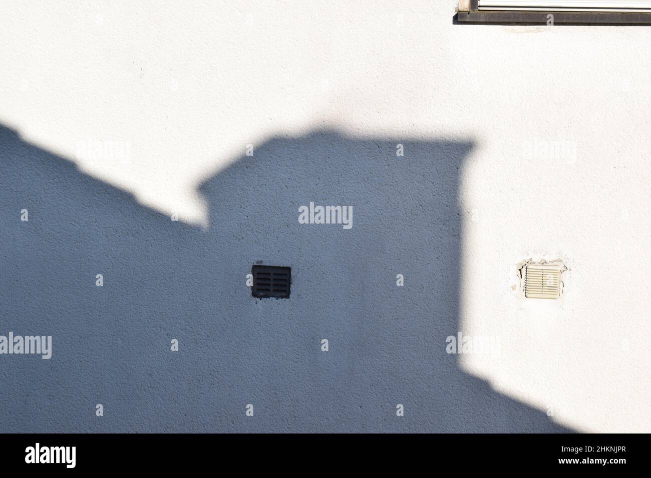 shadow of a house with chimney Stock Photo - Alamy