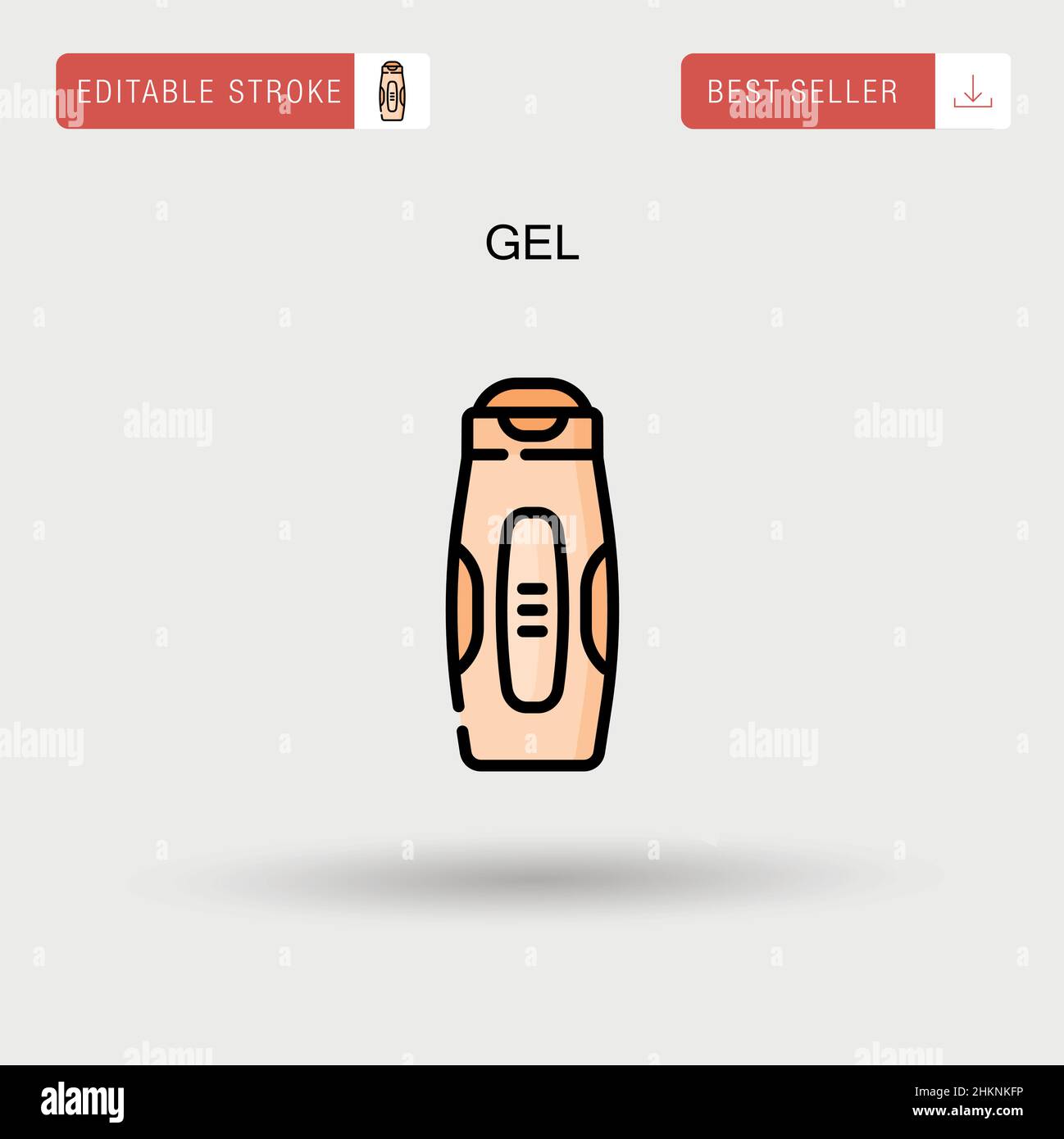 Gel Simple vector icon Stock Vector Image & Art - Alamy