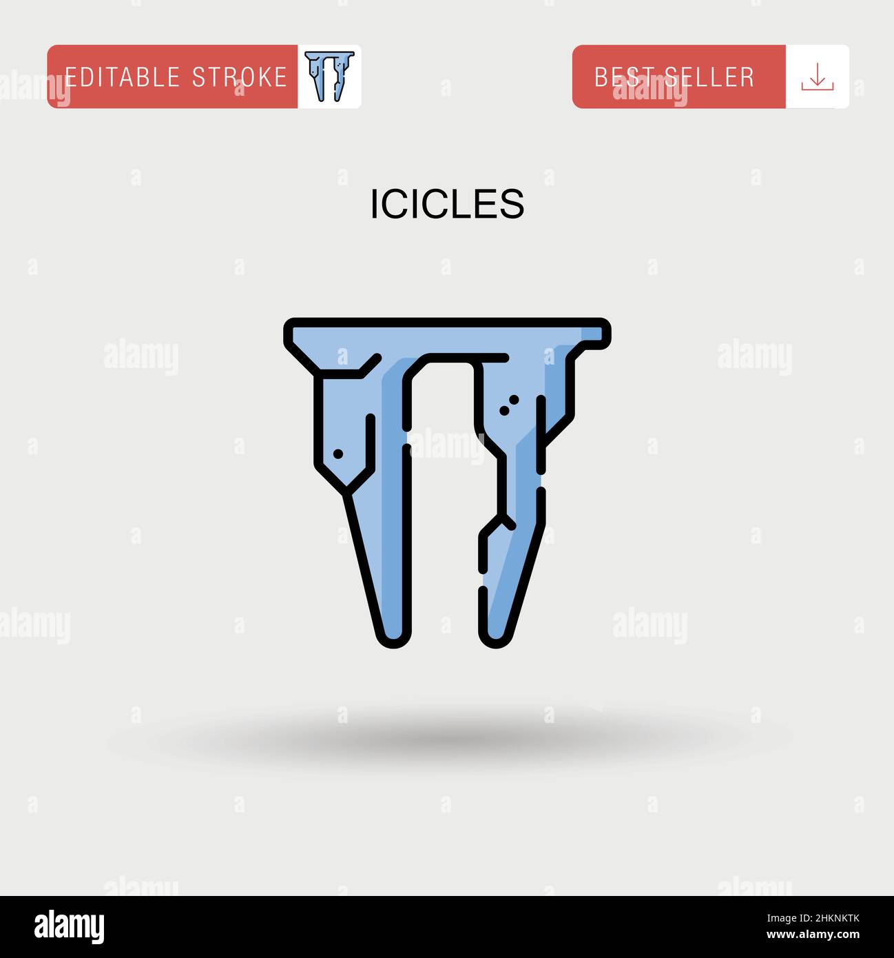 Icy wall Stock Vector Images - Alamy