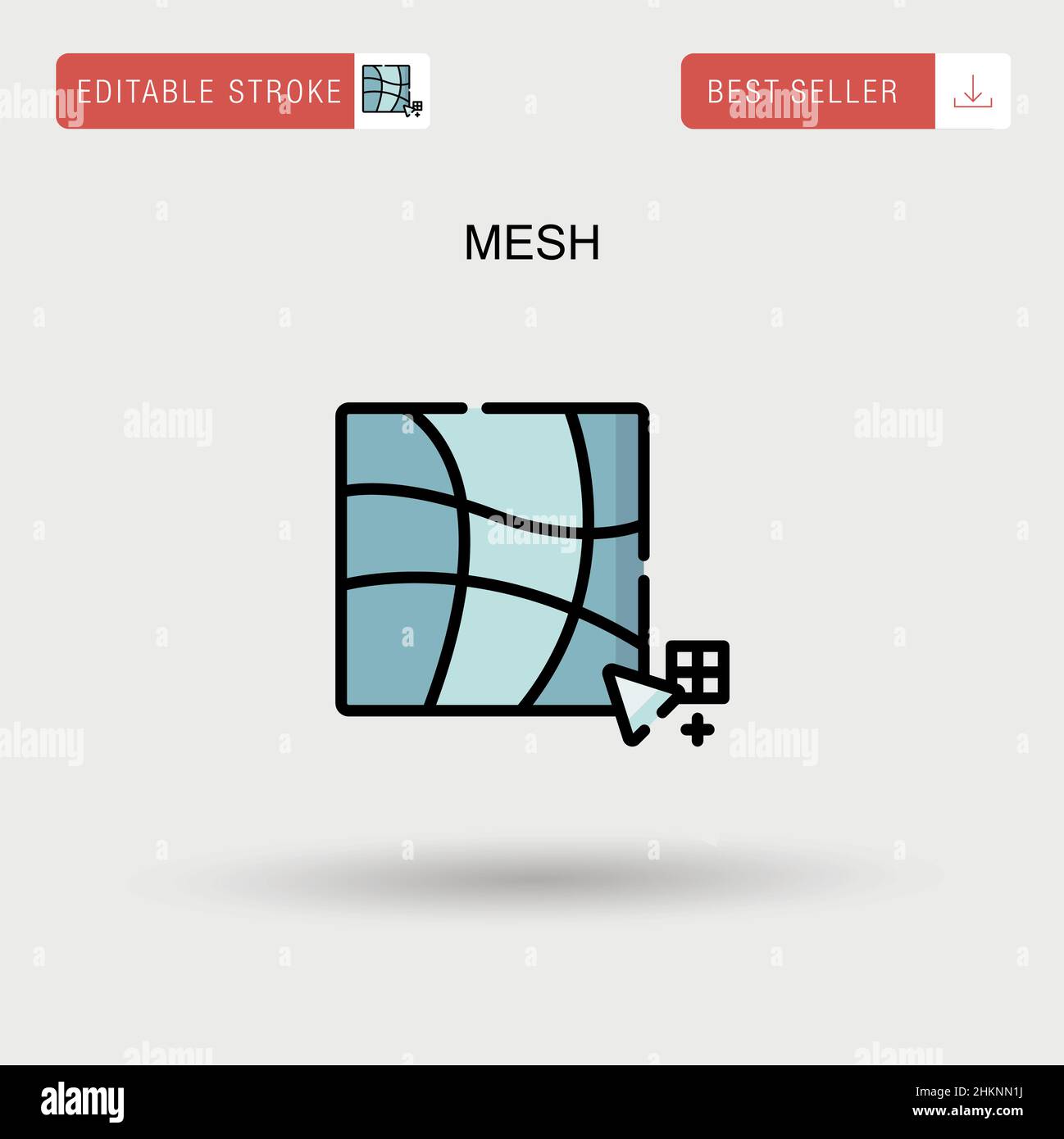 Football net icon vector Stock Vector Images - Alamy