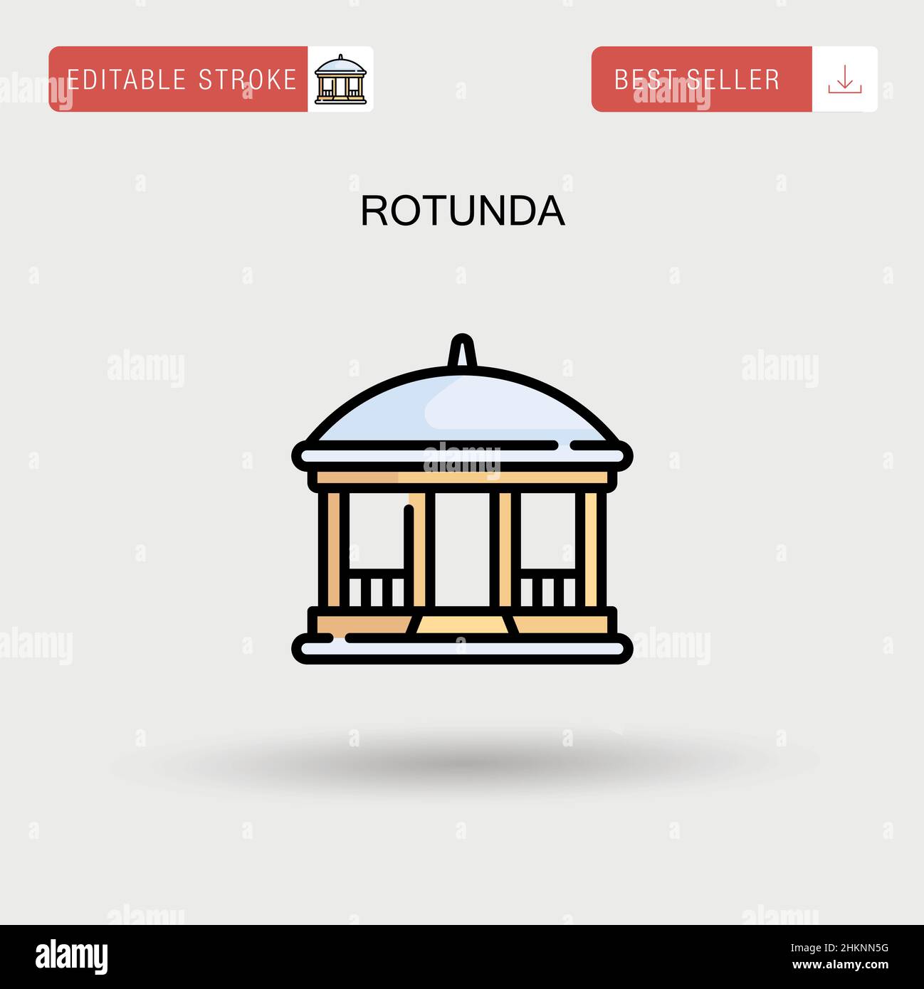 Yellow rotunda Stock Vector Images - Alamy