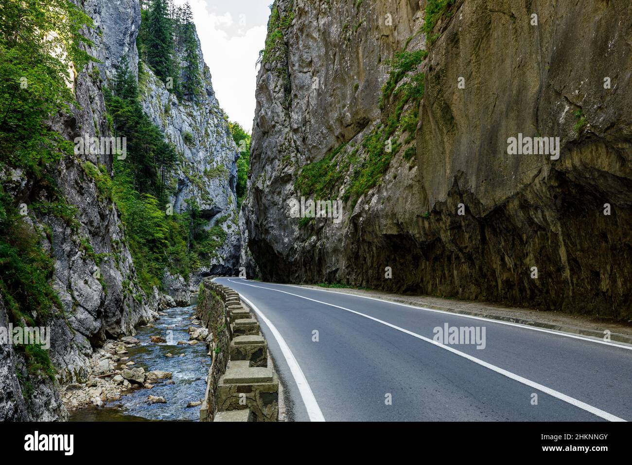 The Bicaz Canyon in Romania Stock Photo - Alamy