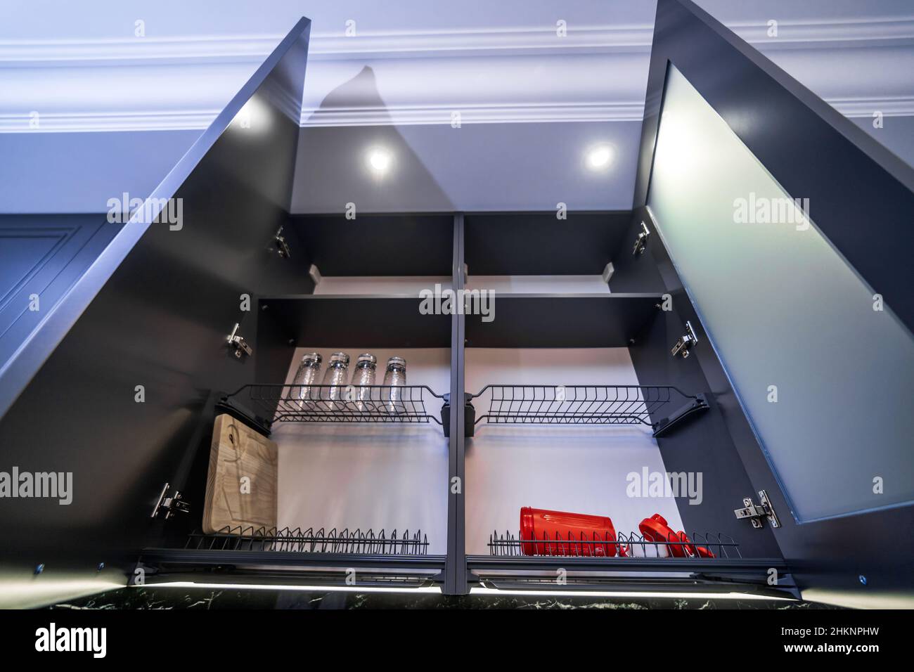 Open cabinets hi-res stock photography and images - Alamy