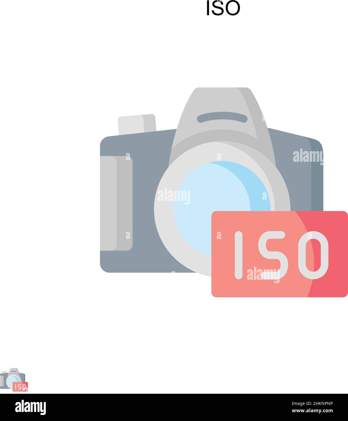 Iso Simple vector icon. Illustration symbol design template for web ...