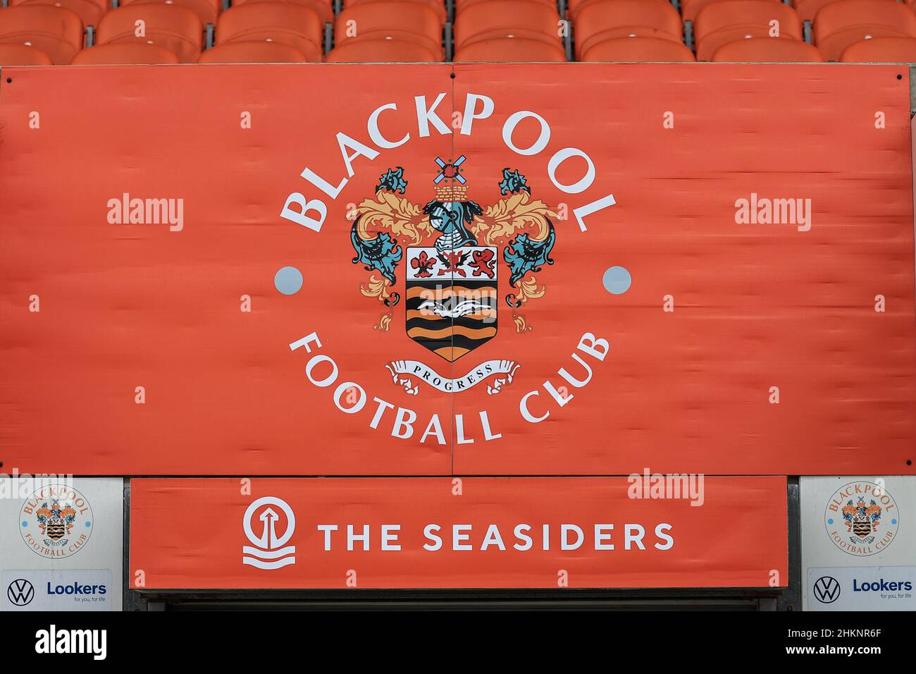 Blackpool tunnel emblem Stock Photo - Alamy