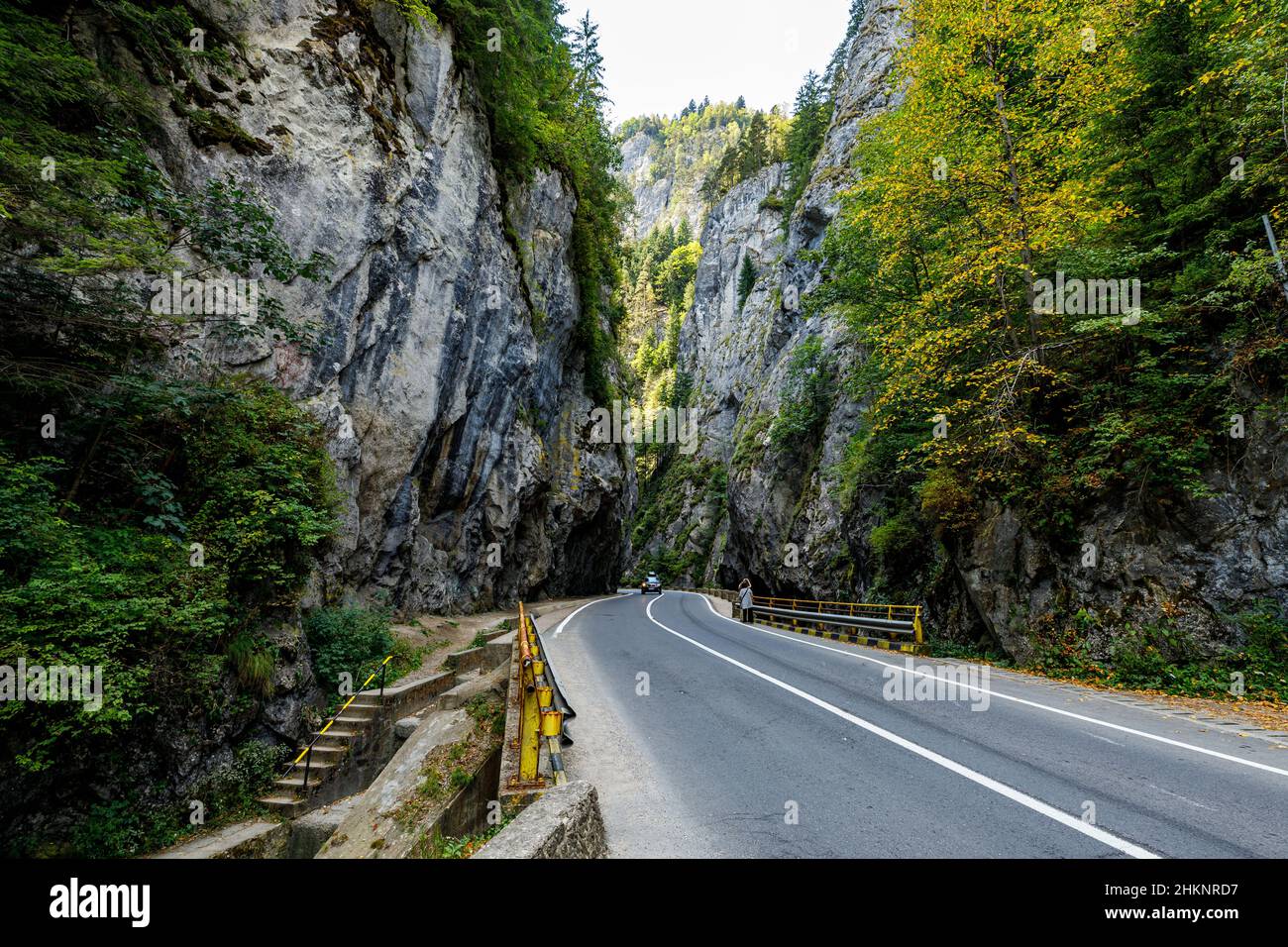 The Bicaz Canyon in Romania Stock Photo - Alamy
